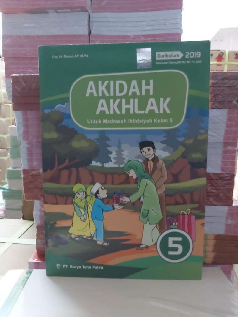 Jual Buku Akidah Akhlak Kelas 1,2,3,4,5,6 MI KMA 2019 - Toha Putra di Seller KiwKiw Gallery ...