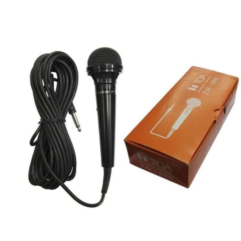 Jual Microphone / Mic Kabel Toa Zm-260 (original) Di Seller Toko Cahaya ...