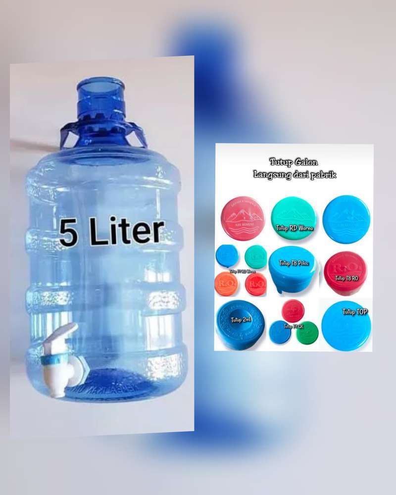 Jual Galon Kran 5 Liter - Free Bubble Wrap - Free Tutup Galon Di Seller ...