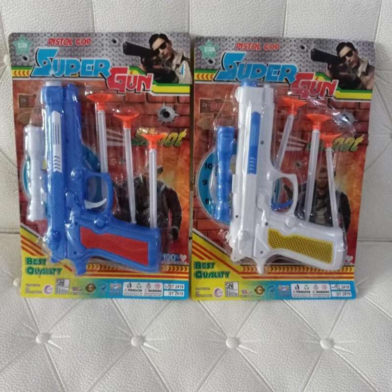 Jual Mainan anak pistol cop super gun SNI di Seller LuxuryShopCenter ...