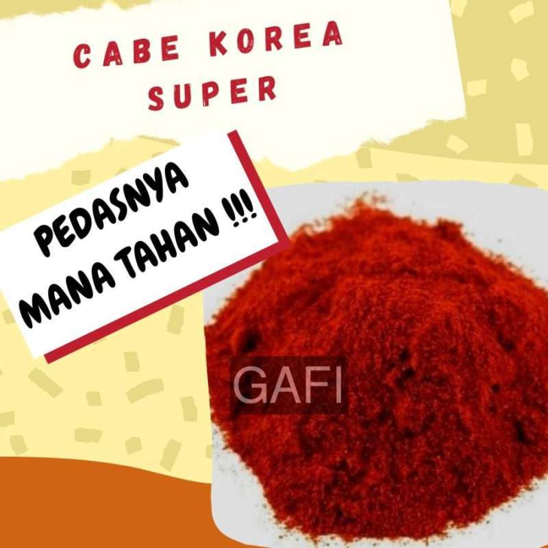 Jual Cabe Bubuk Korea Super 1Kg Chilli Powder 1 Kg Super Pedas Murah ...