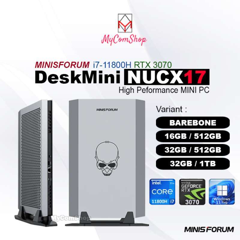 Jual Minisforum Nucxi7 Mini Pc Intel Core I7-11800h Nvidia Rtx 3070 8gb ...