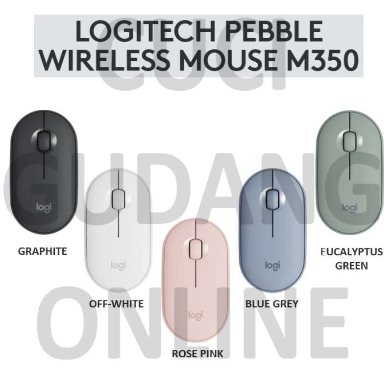 Promo Logitech Pebble Wireless Mouse M350 (original - Garansi Resmi Logitech Diskon 8% Di Seller ...