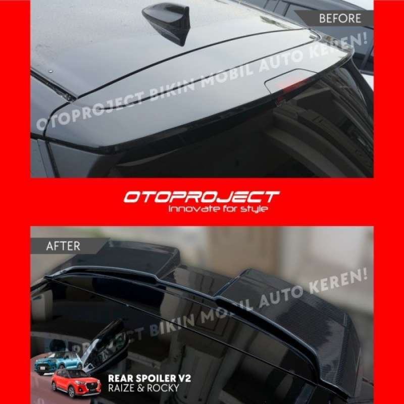 Promo REAR SPOILER RAIZE / ROCKY V2 OTOPROJECT Diskon 9% di Seller ...