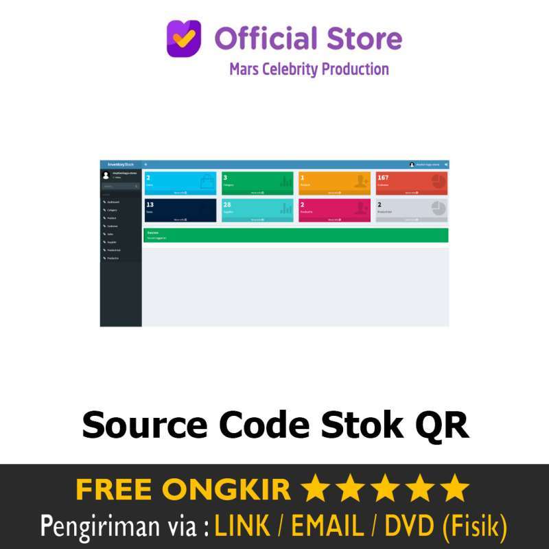 Jual Software Inventory Stok Peminjaman Barang Berbasis Php Dengan Qr Code Inventori Stock ...