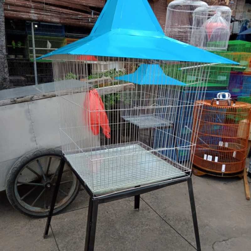 Promo Sangkar beo kaki besi Jumbo model rumah Diskon 23% di Seller ...