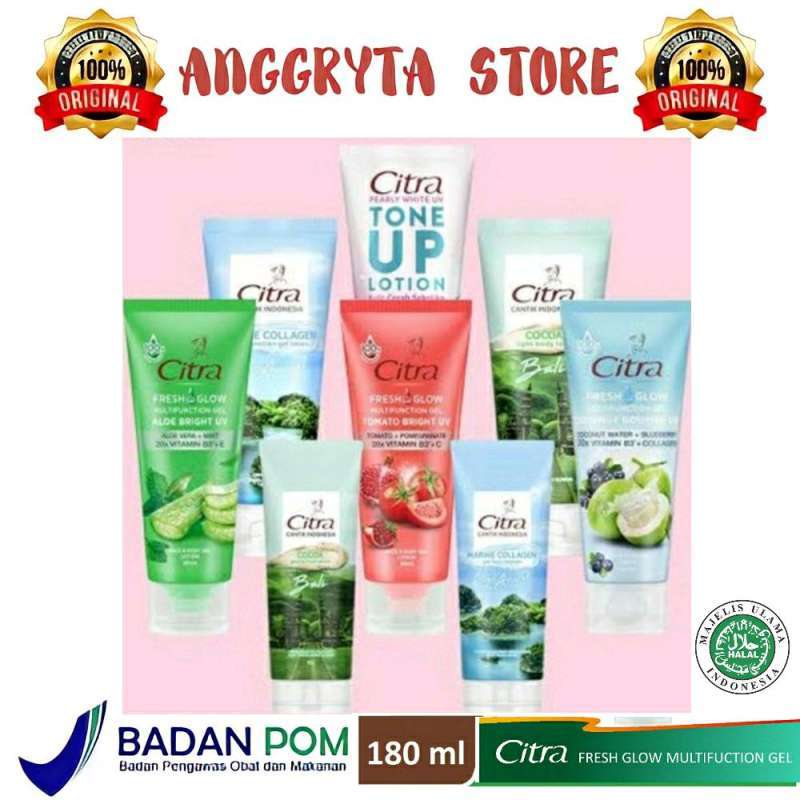 Jual Citra Gel Multifungsi Tomato Bright UV / Aloe Bright UV / Fresh ...