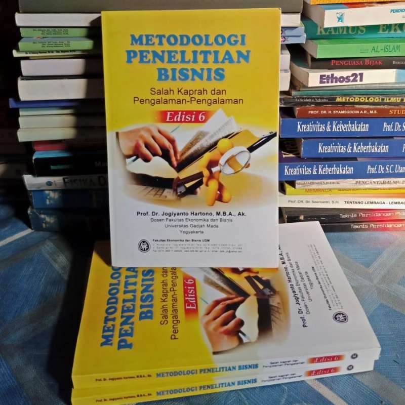 Jual metodologi penelitian bisnis salah kaprah jogiyanto di Seller ...