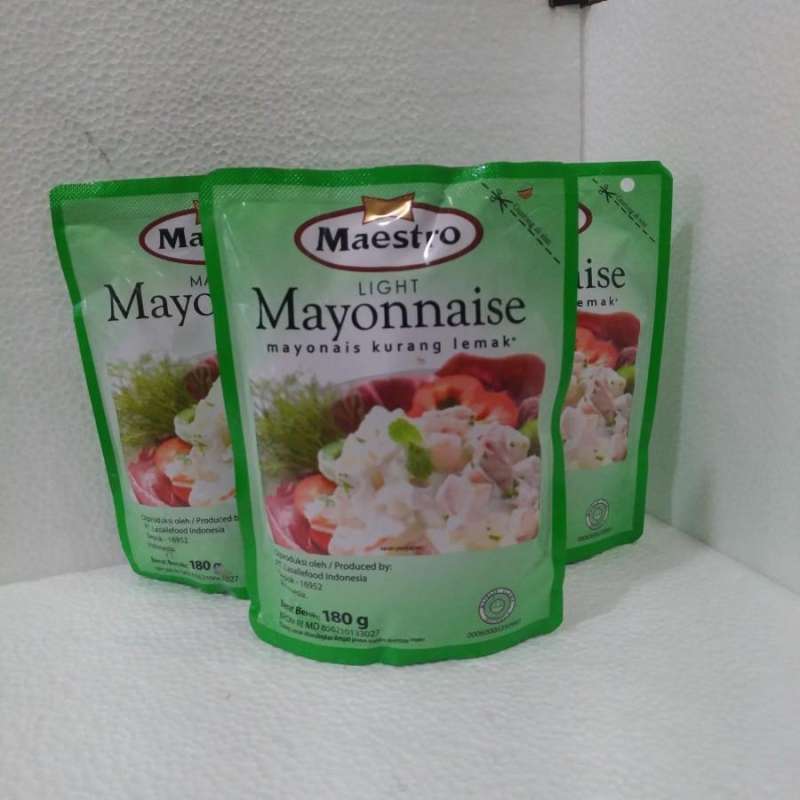 Jual Mayonnaise maestro 180g di Seller Tbk_AsianJaya - Pulo Brayan Kota, Kota Medan | Blibli