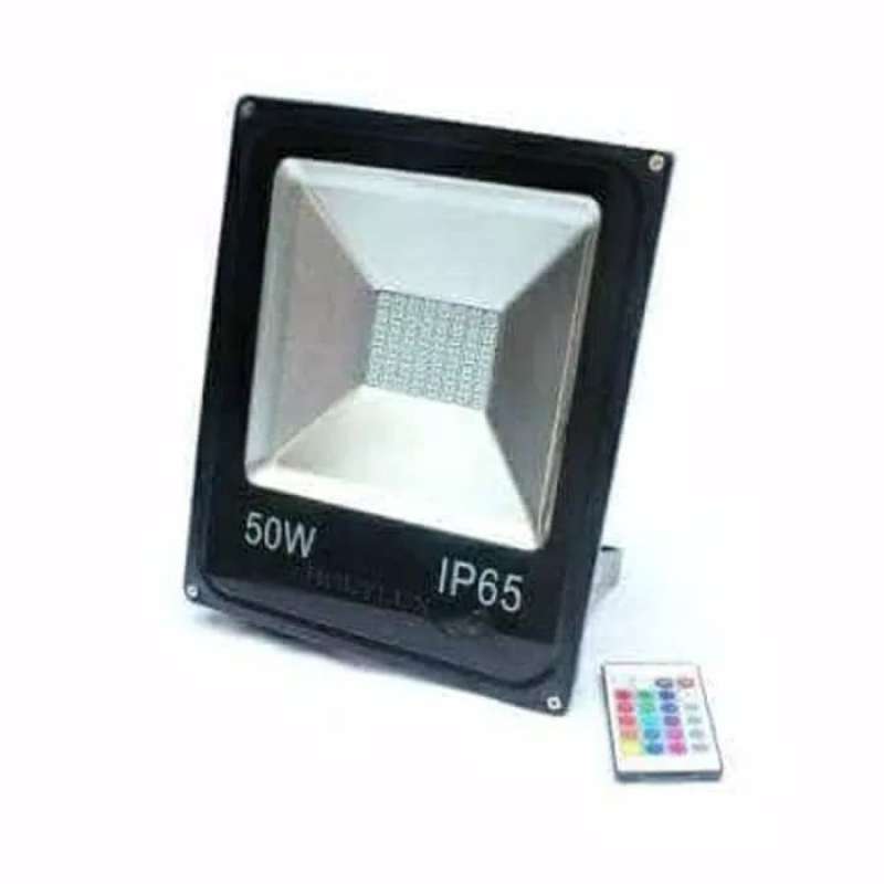 Promo lampu sorot led 50 watt rgb led sorot warna warni 50 watt Diskon ...