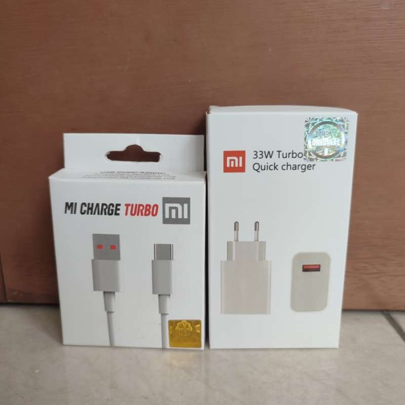 Jual Charger 33 Watt Turbo Charge Redmi Note 11 pro Mi 10t Pro Ori 100% ...
