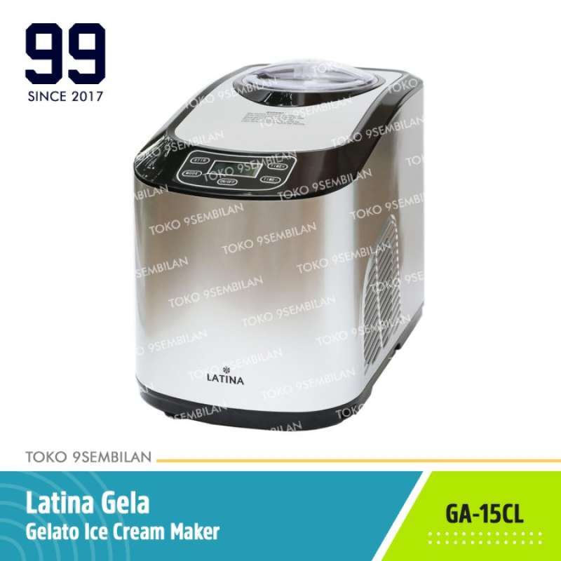 Jual Latina Gela Compact Ice Cream Gelato Maker Mesin Es Krim Mini GA ...