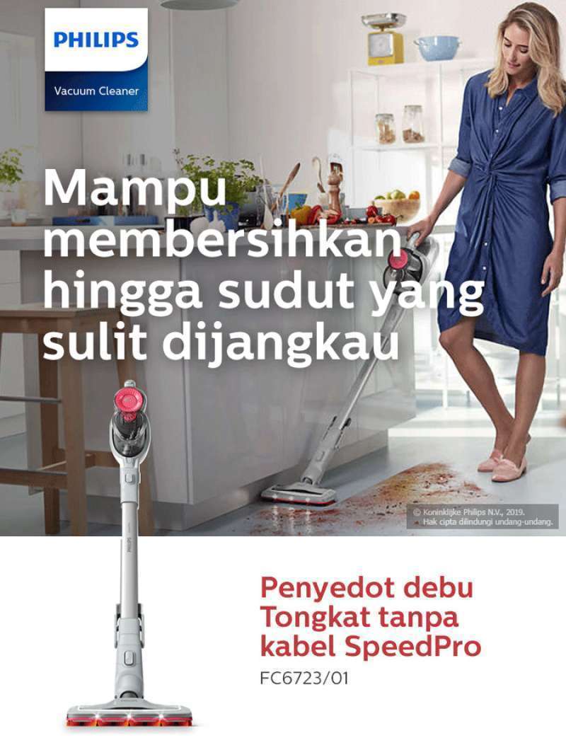 Jual Philips FC6723/01 Cordless Vacuum Cleaner di Seller HARVI ...