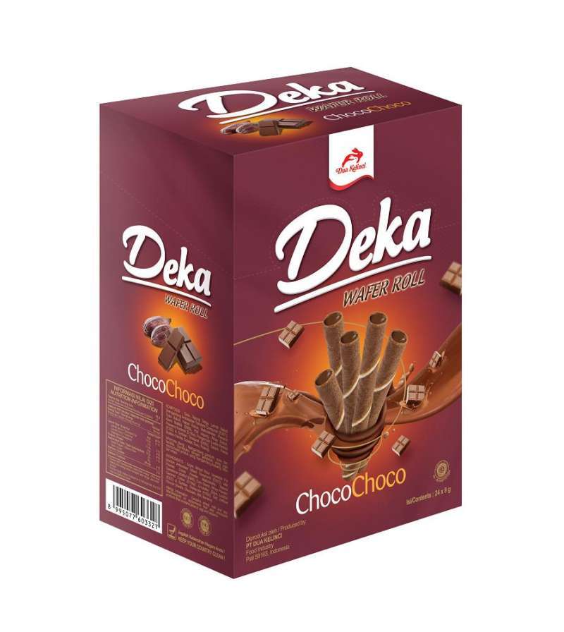 Jual Deka Wafer Roll 8 gr 1 Box Isi 24 pcs di Seller Jumbo Toserba ...