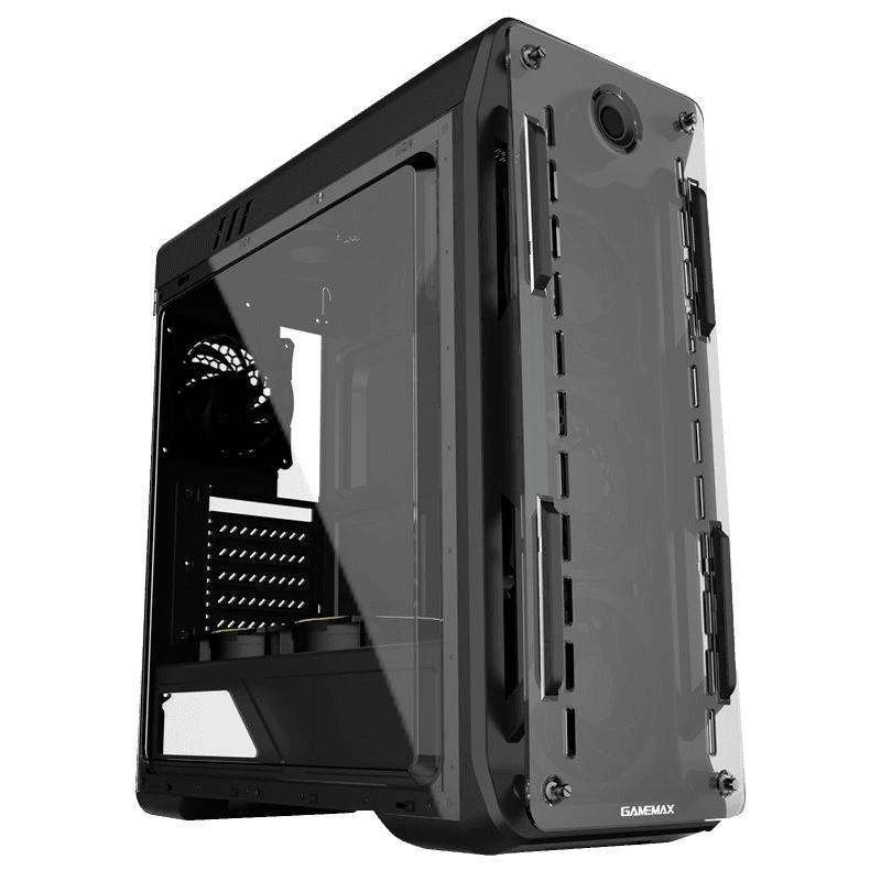 Jual Gamemax Optical G510 Black Gaming Atx Middle Tower Case 4 Fan ...