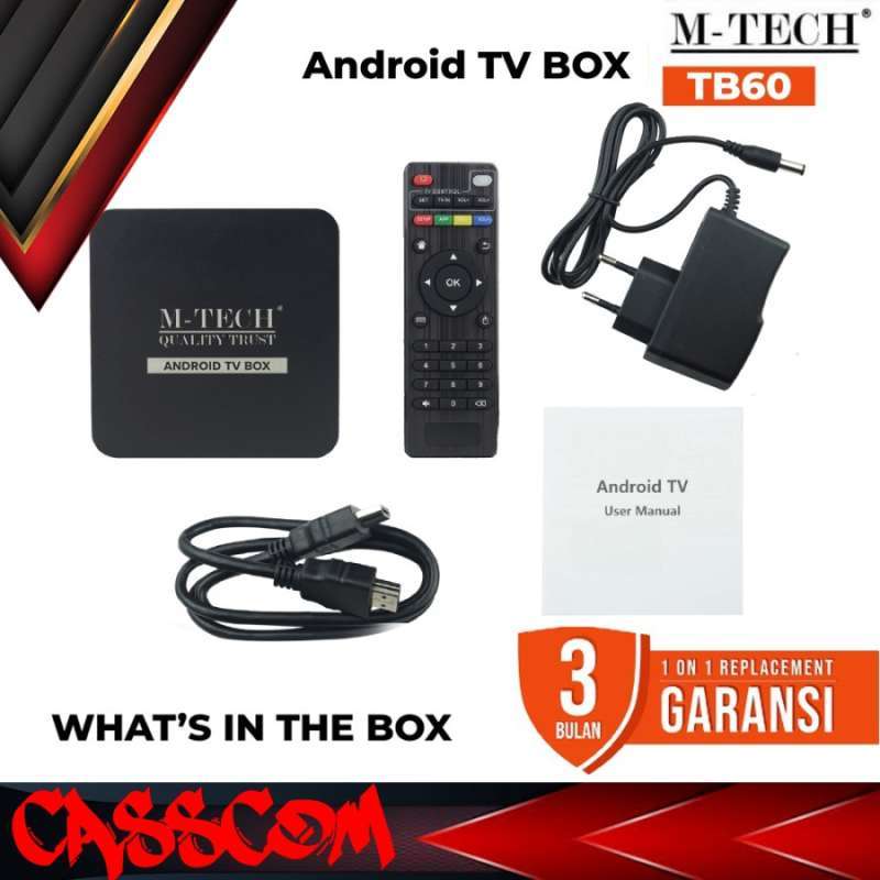 Jual Stb Tv Box Android 10.1 Ultra Hd 4k Wifi 2gb 16gb M-tech Tb60 ...