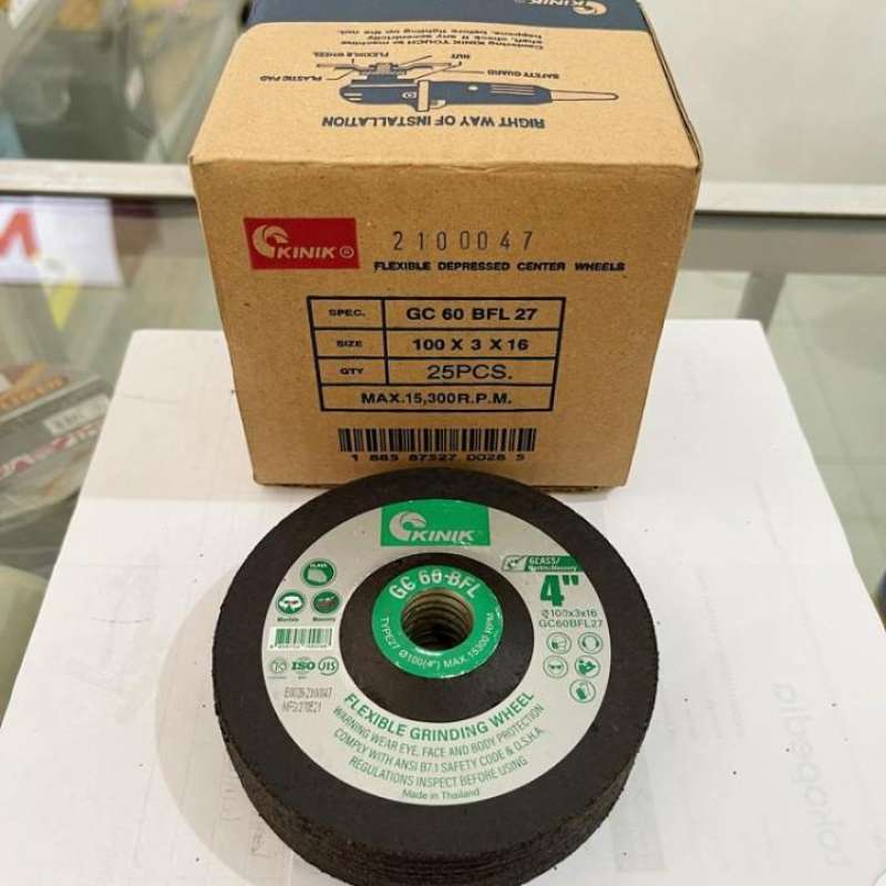 Jual batu flexible kinik GC60 asli 100%/fleksibel grinding 4 wheel di Seller Sinar Kencana ...