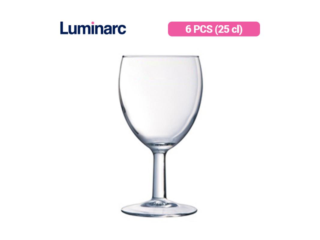 Promo Luminarc Savoie Stemglass Gelas Berkaki [25 CL/6 pcs] Diskon 25% ...