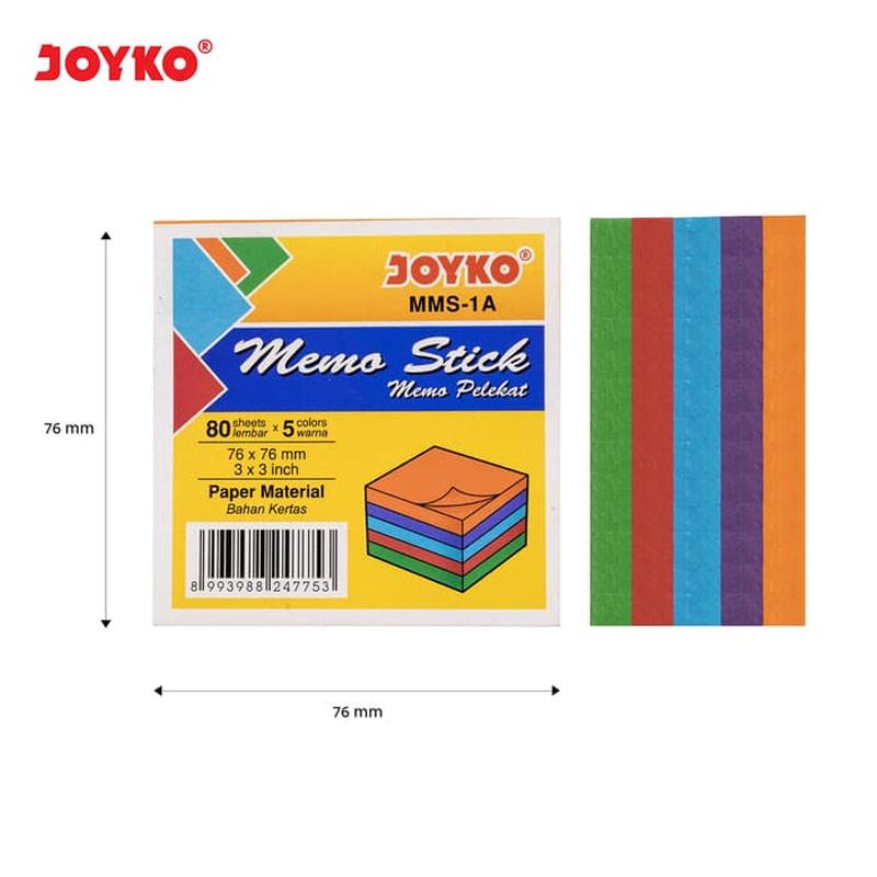 Jual Joyko MMS-1A Memo Stick Sticky Note Kertas Memo Tempel - MULTI ...
