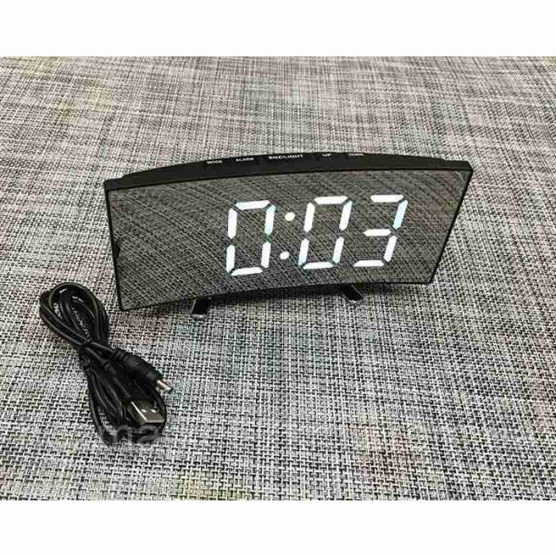 Promo DT-6507 Digital Alarm Clock Mirror - DT6507 Jam Meja Desain ...