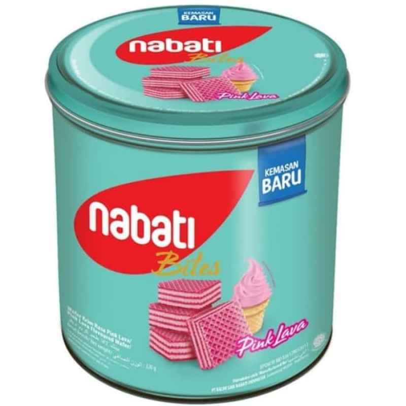 Jual Richeese Nabati Pink Lava Wafer [320 gr / Kaleng] di Seller Toko ...