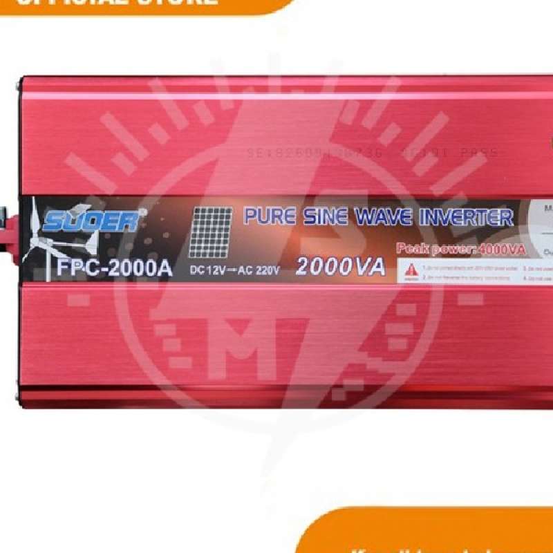 Promo Power Inverter Pure Sine Wave / Sinus Murni 2000 Watt 12 Volt fpc 2000 Diskon 7% di Seller ...