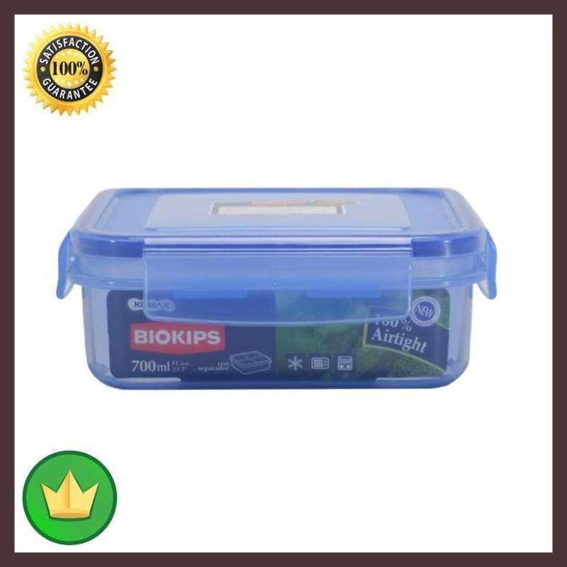 Jual Tempat Makan Biokips Persegi Dengan Pembatas 700 Ml Di Seller ...