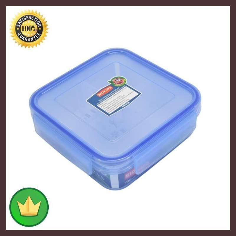 Jual Tempat Makan Biokips Persegi Dengan Pembatas 700 Ml Di Seller ...