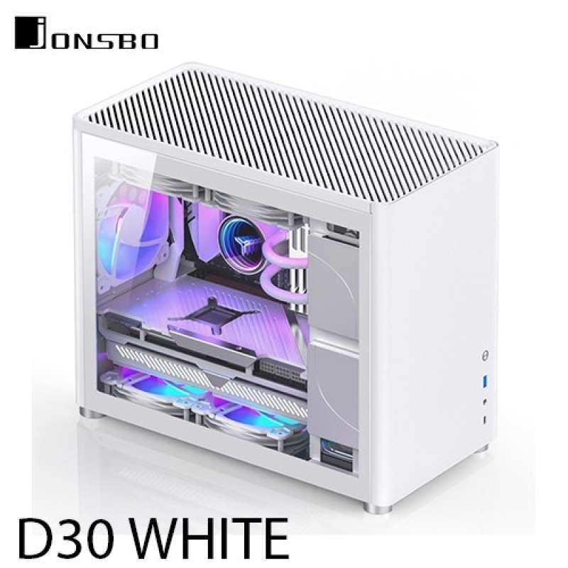 Jual JONSBO D30 WHITE CASE / CASING M-ATX di Seller hanskomputer - Kota ...