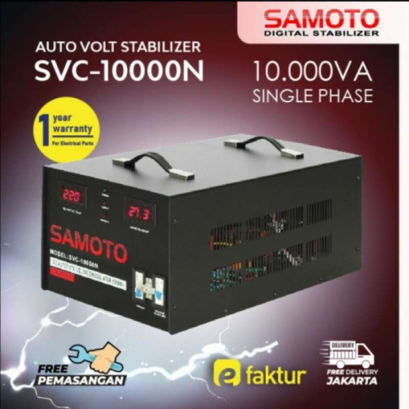 Promo Stabilizer Samoto 10000Va / 10Kva - Stavolt Rumah / Komputer ...
