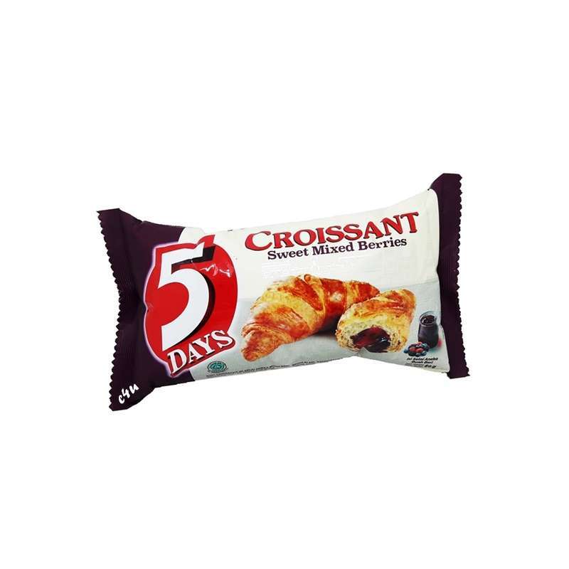 Jual 5DAYS Croissant Creamy Sweet Mixed Barries [60 g] di Seller MOR ...