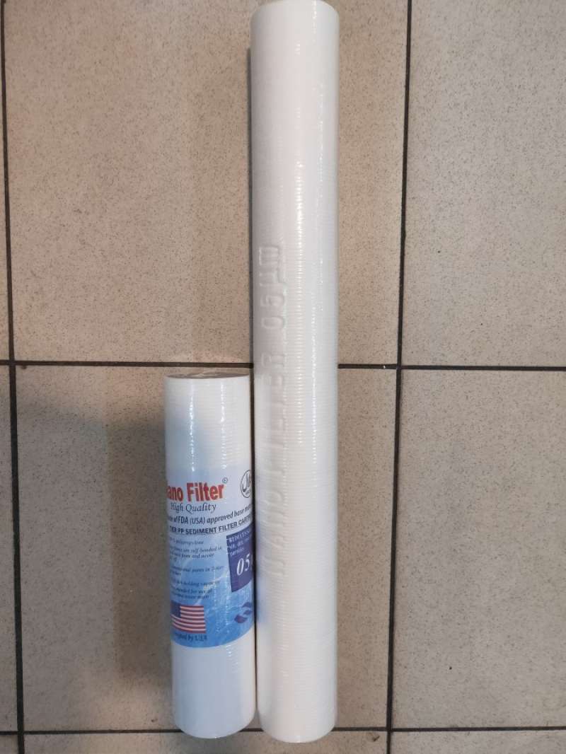 Jual Sedimen Spun Filter Air 5 Micron 20 In Nano di Seller Hallin store ...