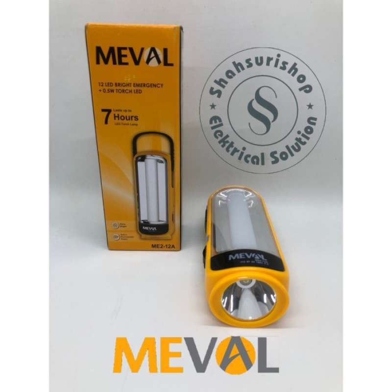 Jual Limited LAMPU MEVAL EMERGENCY 12 LED BRIGHT SENTER 0 5 WATT TORCH ...