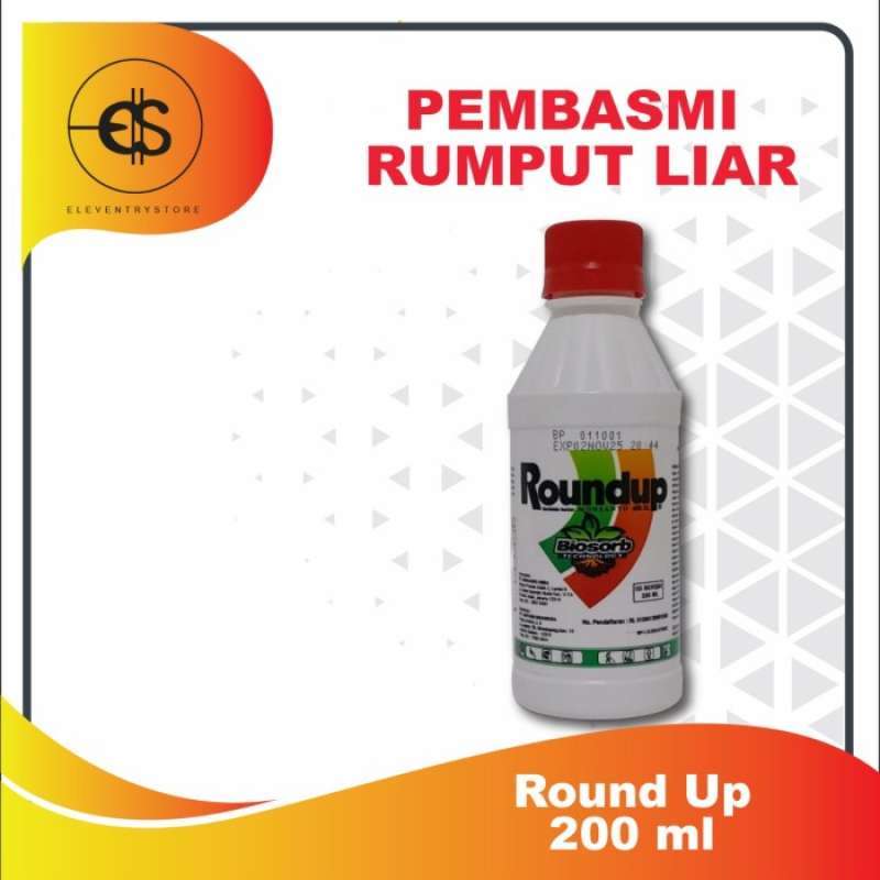 Promo RoundUp 480 SL 200 ml Pembasmi Rumput dan Gulma Round Up Diskon ...