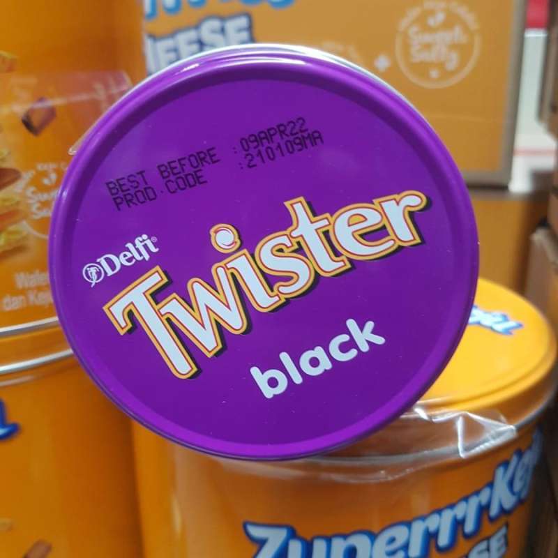 Jual delfi twister black 150gr/twister black vanila/wafer roll di ...