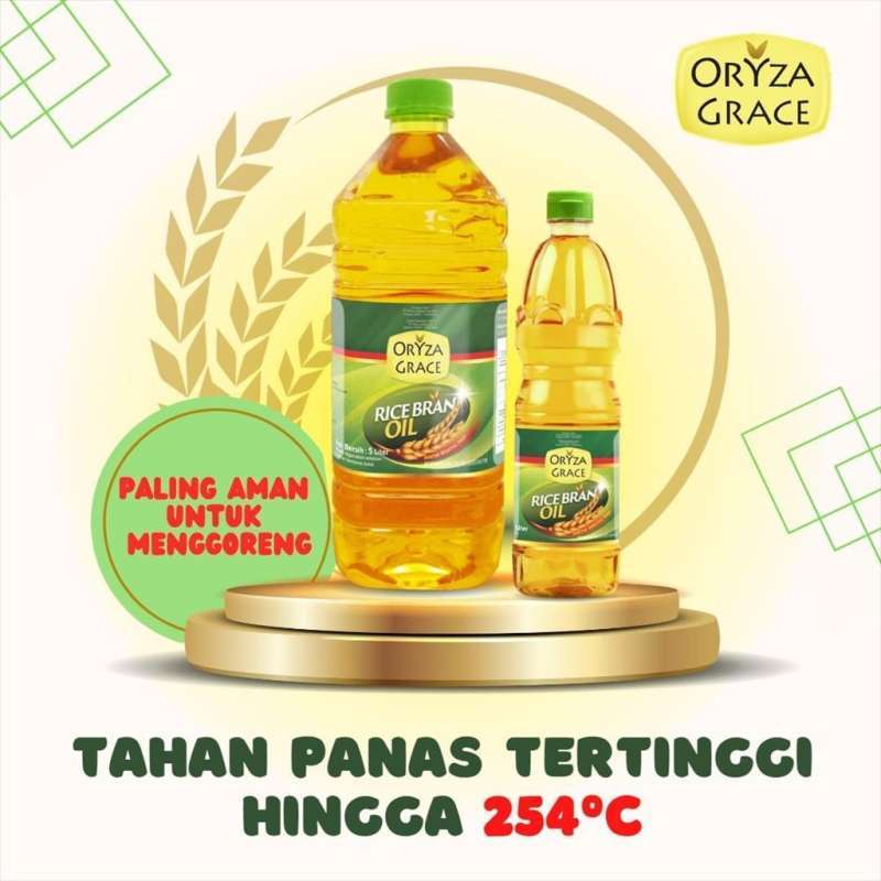 Jual ORYZA GRACE Rice Bran Oil 1L Minyak Bekatul Padi di Seller healthycornersby - Kalisari ...