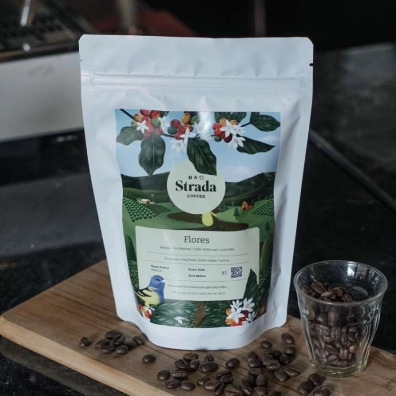 Jual Strada Coffee Flores Bajawa Arabica Specialty [200 G] Di Seller ...