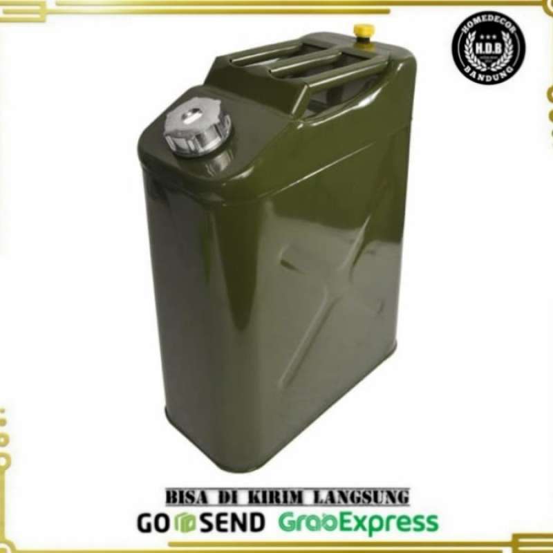 Promo Krisbow Jerigen Bahan Bakar 20 Ltr - Hijau / jerry gen metal ...
