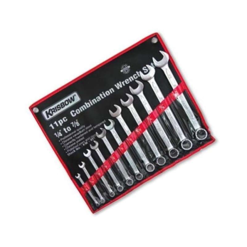 Jual Krisbow Set Kunci Ring Pas 1478 Inci 11 Pcs di Seller Myca Shop ...