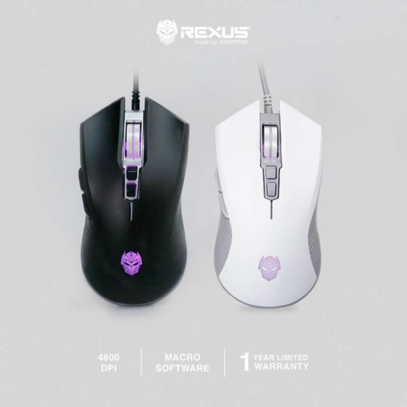Promo Rexus Mouse Gaming Xierra G10 USB RGB Mouse Macro 7 Tombol 7200 ...