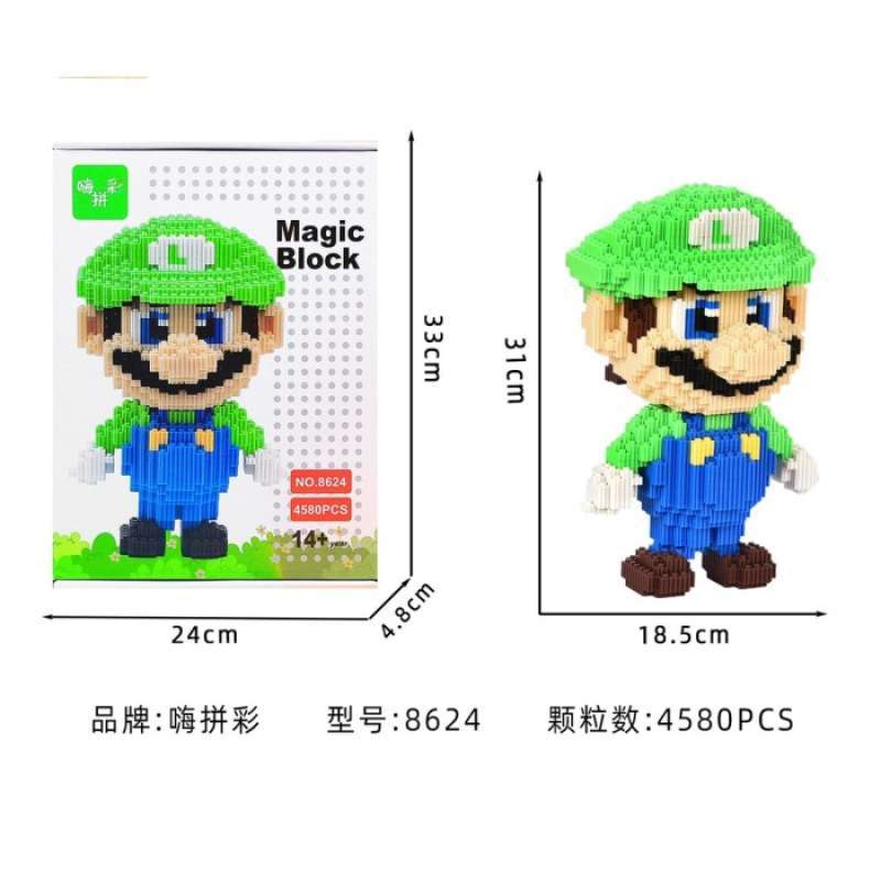 Promo Jc Lego Block Mario Medium Bricks Education Nano Block Diskon 56% Di Seller Toys Family ...