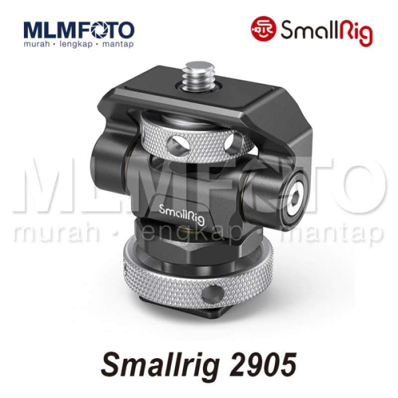 Promo SmallRig Swivel and Tilt Adjustable Monitor Mount with Cold Shoe ...