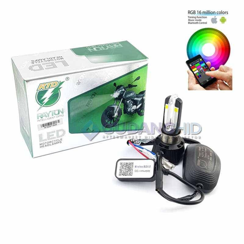 Promo RTD Lampu LED Motor RGB 4 Sisi AC DC 40W 4 Mata 100% ORI RTD M02K ...