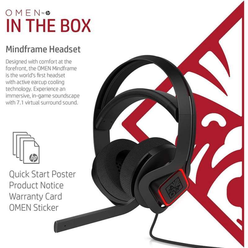 Jual Hp Omen By Hp Mindframe Pc Gaming Headset With World's First ...