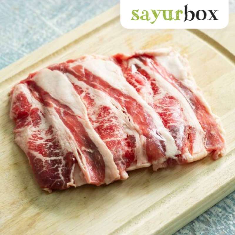 Jual Rubbif Short Plate Sliced Beef 250 gram Sayurbox - JKT Halal di ...