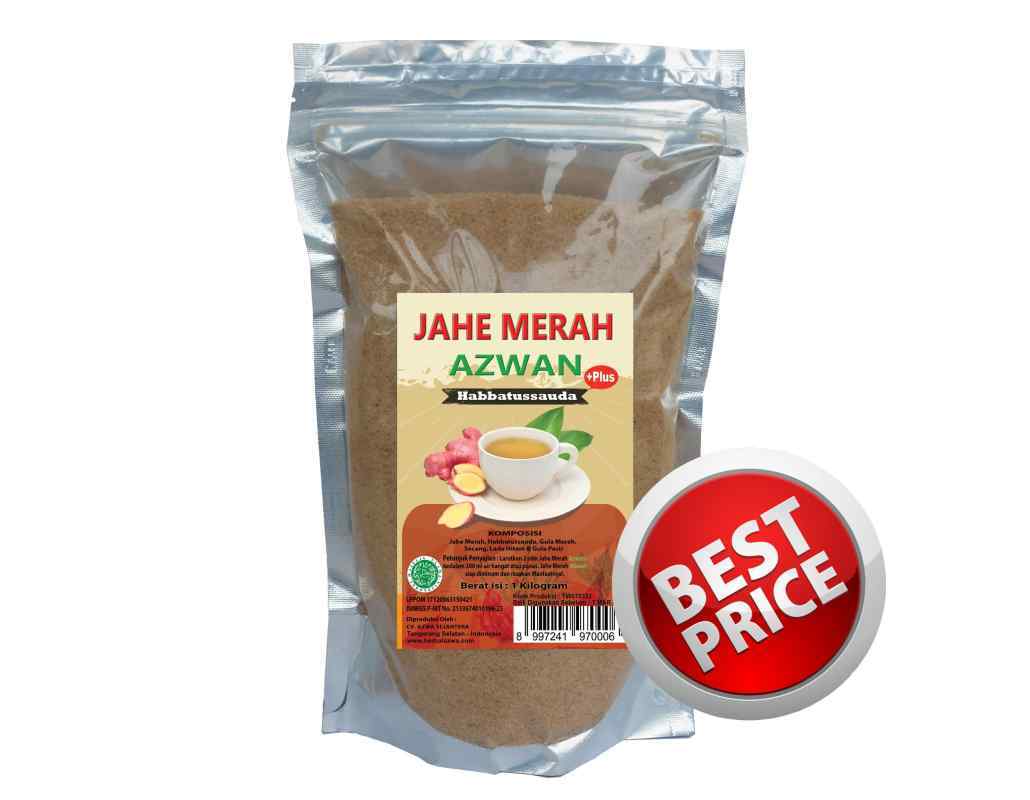 Jual Jahe Merah Bubuk Azwa 1kg Di Seller Jahe Merah Azwa - Pondok Benda ...
