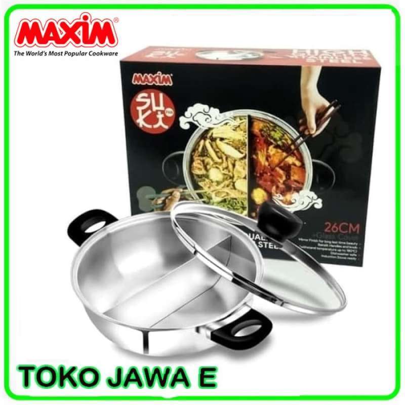 Promo Maxim Panci Suki Pan/maxim Steamboat Shabu Shabu 26 Cm - Stenlies ...