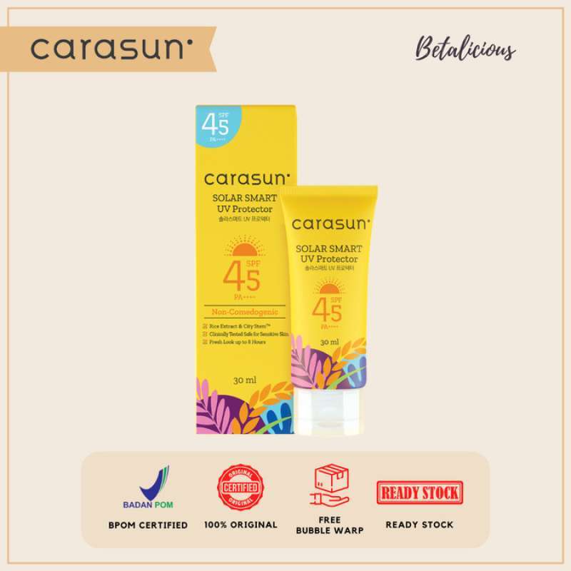 Promo Carasun Solar Smart Uv Protector Spf 45 Pa++++ 30Ml Diskon 16% di ...
