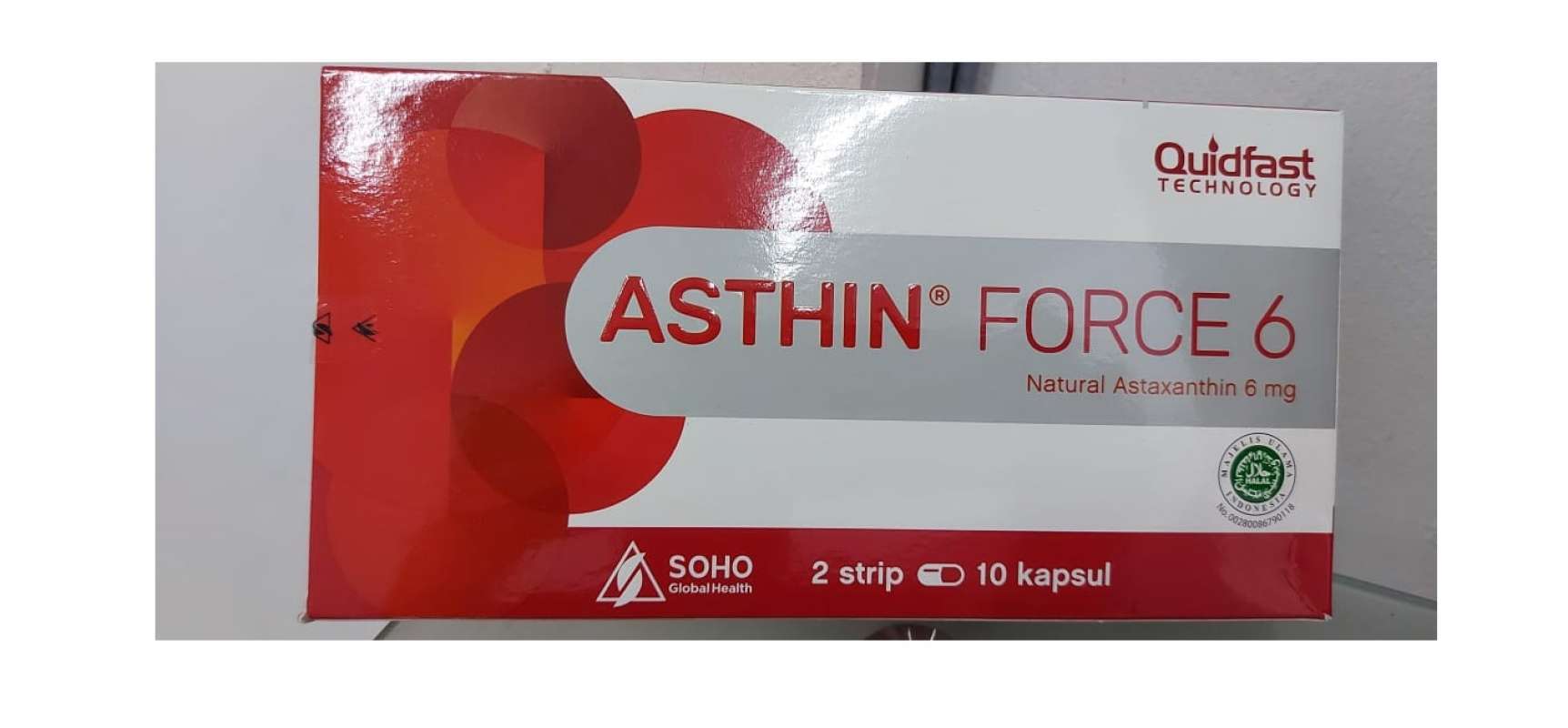 Jual Asthin Force 6 - Multivitamin [1 Box Isi 2 Strip @10 Kapsul/ 6 Mg ...
