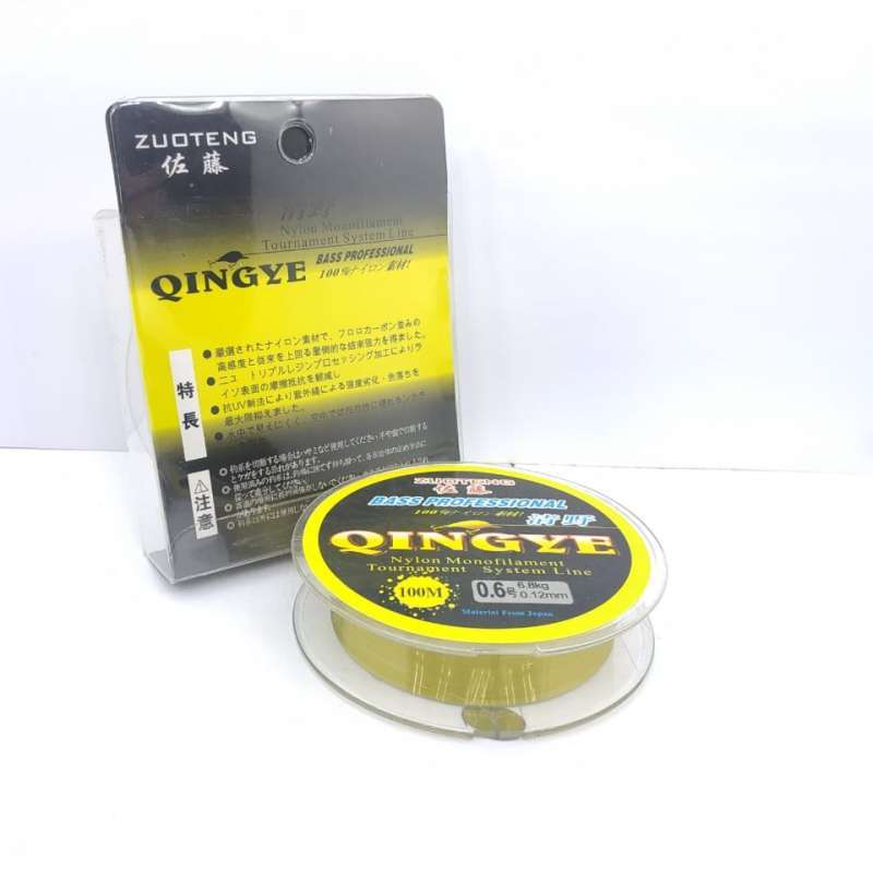 Promo Senar Qing Ye Bass Profesional No 0.6 Ukuran 0.12 Mm 3.8 Kg ...